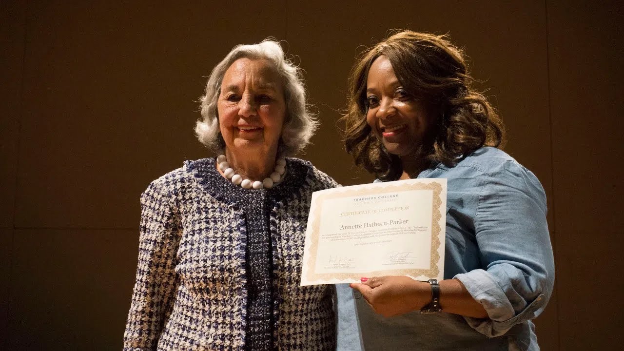 Joyce B. Cowin (M.A. ’52), Visionary Alumna, Grace Dodge Society member ...