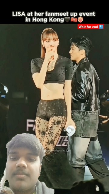 Lisa Fan Meet-Up in HongKong 🇭🇰🖤 Her outfit #lalisamanoban #fanmeeting ...