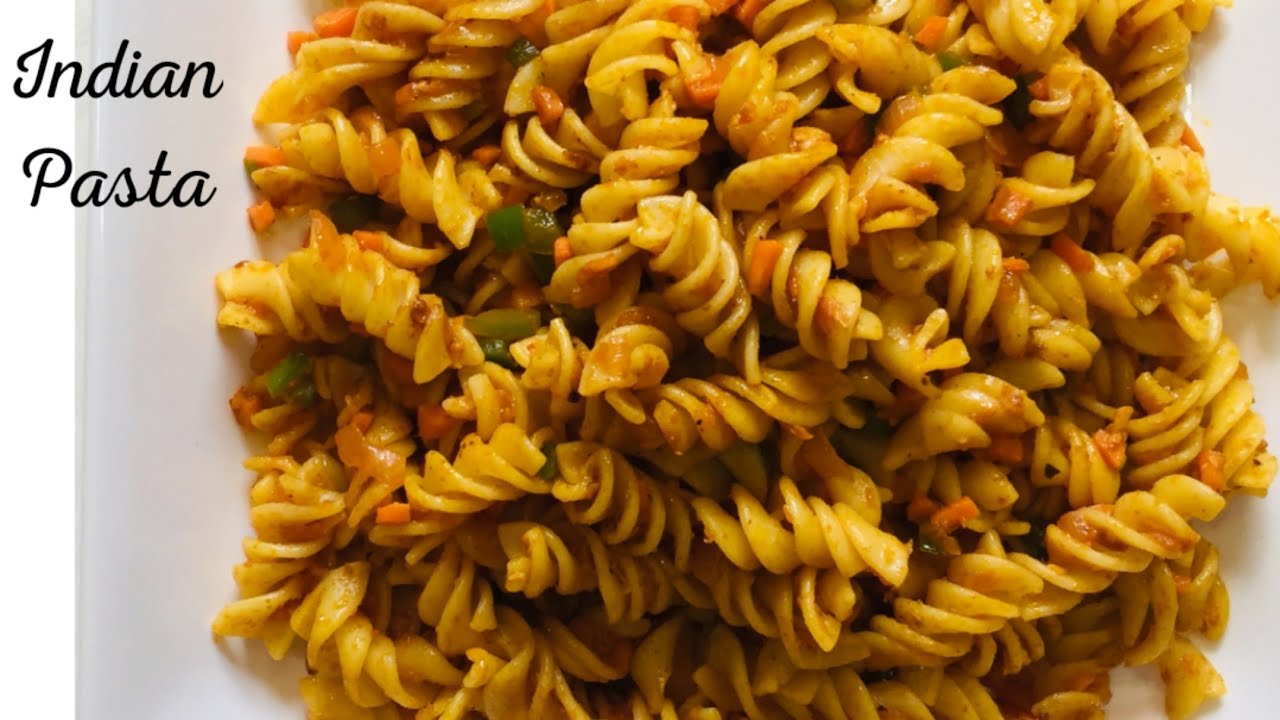 Indian Pasta recipe quick and easy/घरच्या घरी बनवा स्वादिष्ट पास्ता ...