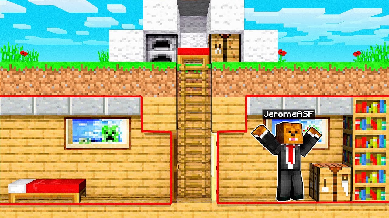 Making An UNFINDABLE Hiding Spot In Minecraft - YouTube