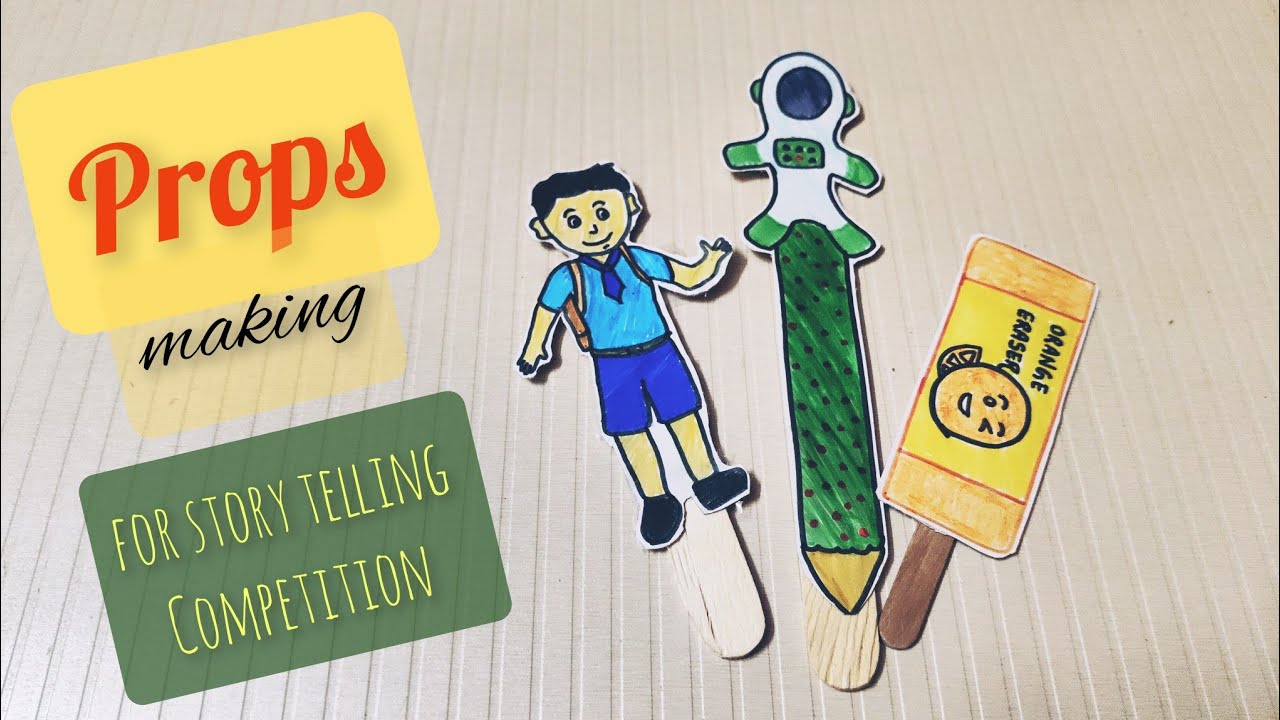 Props - boy | eraser | pencil #diy - YouTube