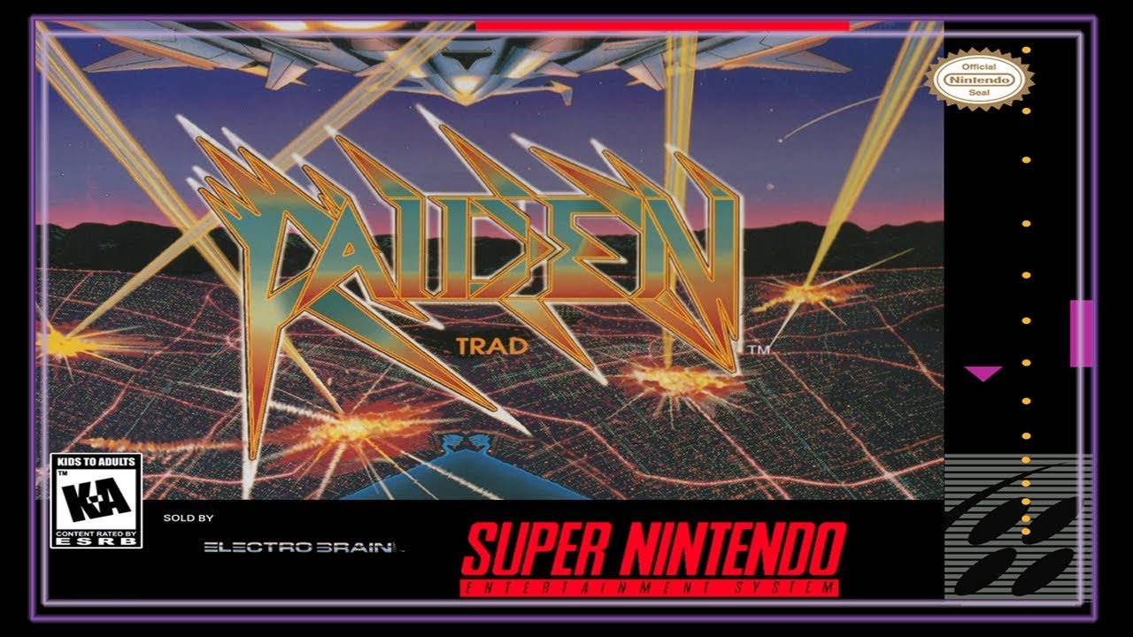 SNES Super Side Quest - Game # 45 - Raiden Trad / Raiden Densetsu - YouTube
