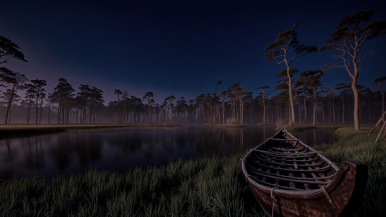 Relaxing Sleep Sounds (Swamp Sounds At Night) - Frogs, Crickets, Nature ...