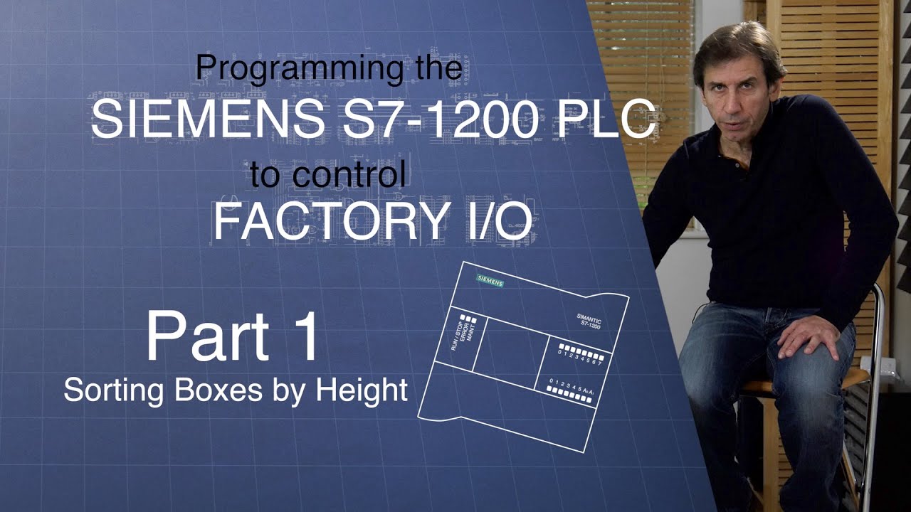 Siemens S7-1200 PLC - Conveyor Box Sorting in FactoryI/O Part 1 - YouTube