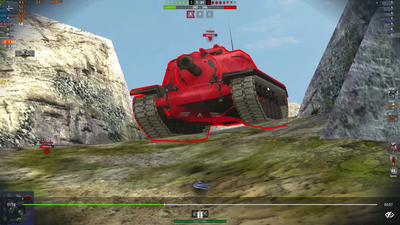 WoT Blitz 121B the Commando Mastery! and a Win! - YouTube