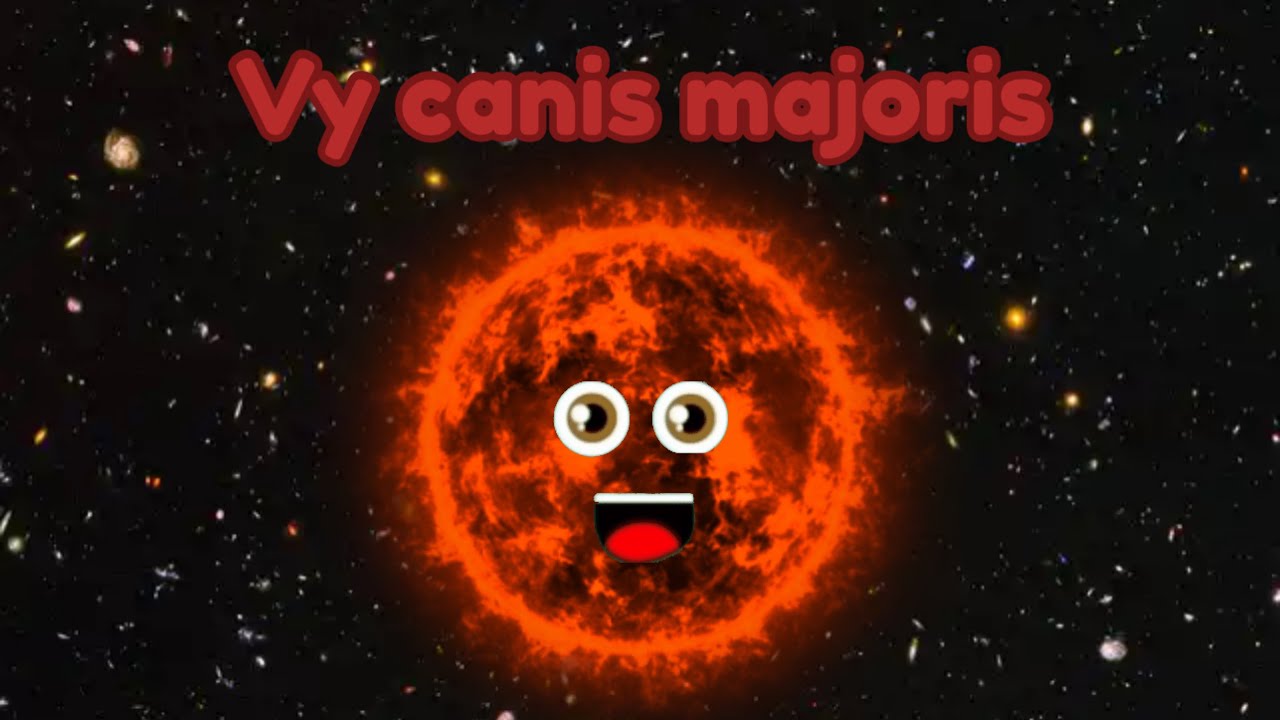 Vy Canis Majoris Star/Red supergiant fan remake! - YouTube