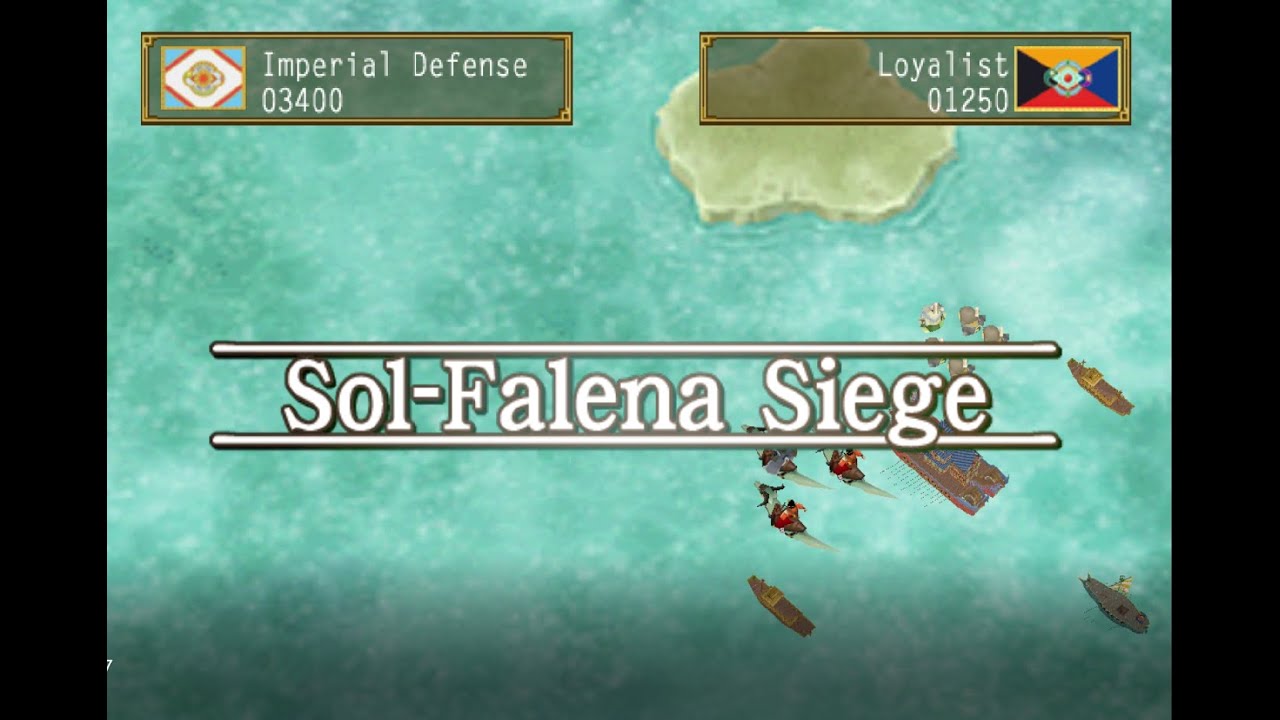 Suikoden V War Battle #12 - "Sol-Falena Siege 1" - YouTube