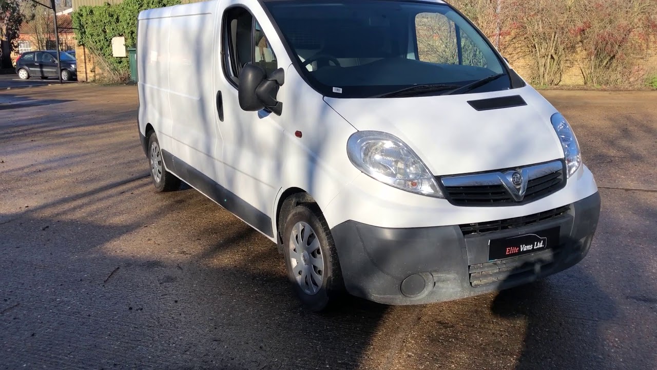 Vauxhall Vivaro LWB for sale Elite vans ltd - YouTube