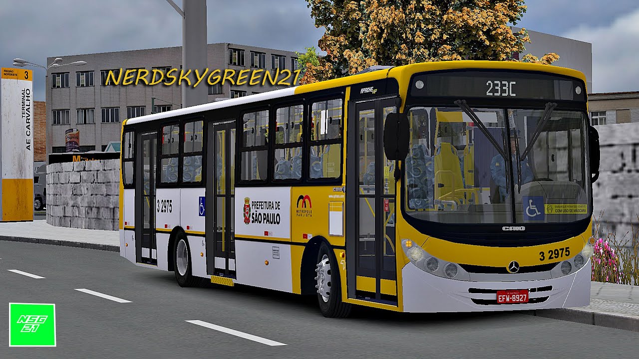 [OMSI 2] Mapa Note Sul Fictício | Apache Vip II mb of-1721 BLT5 +G27 ...
