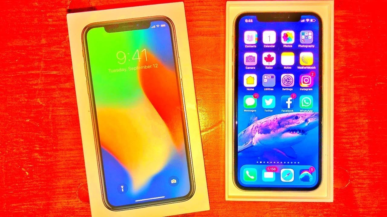 Apple iPhone X UNBOXING (Early Release) - YouTube