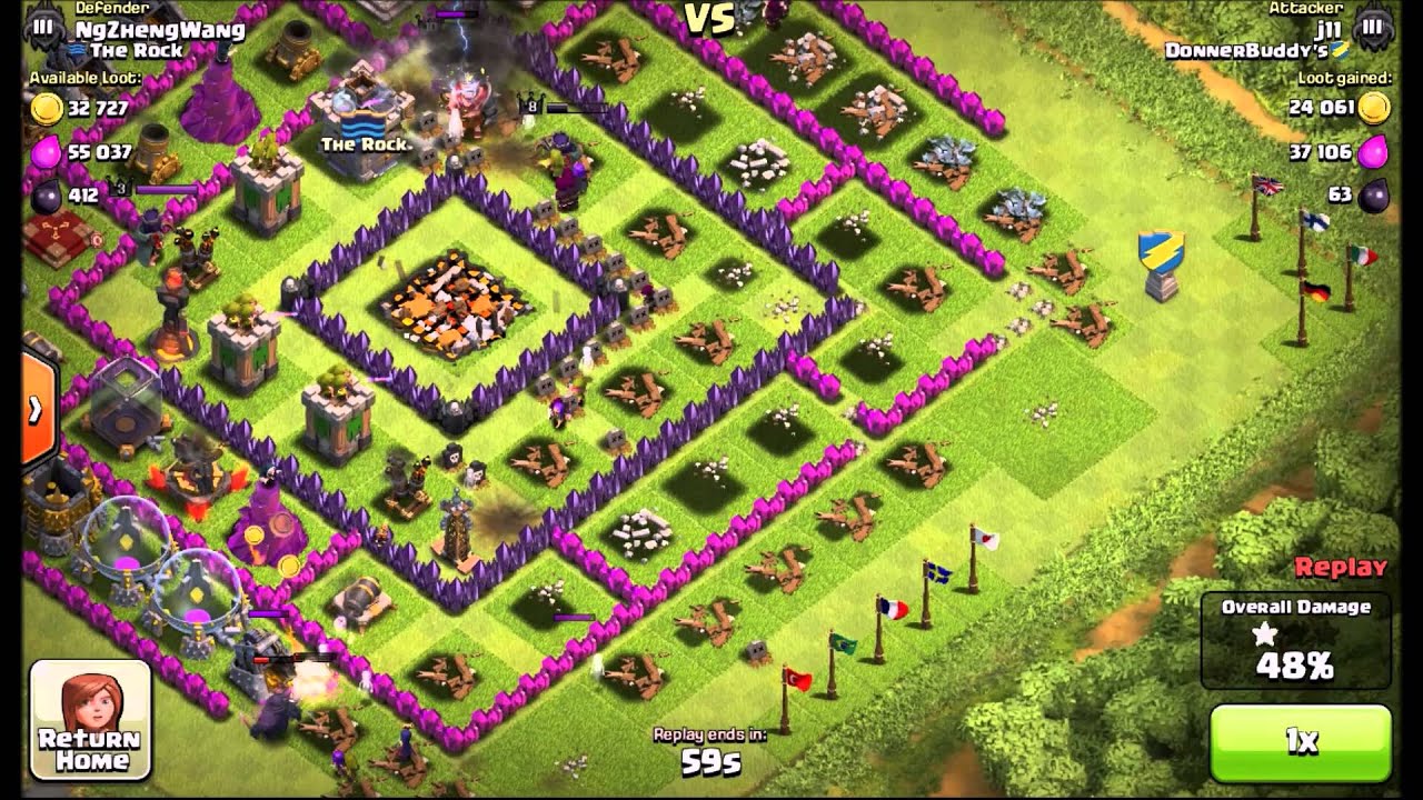 Clash Of Clans - GoWiWiPE Attack ! | DB CoC - YouTube