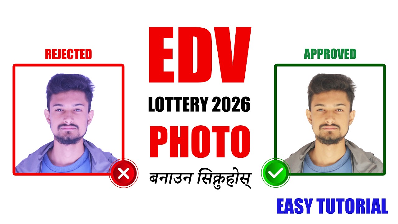 How to Create EDV Lottery 2026 Photo (600x600 Pixels) | EDV Photo ...