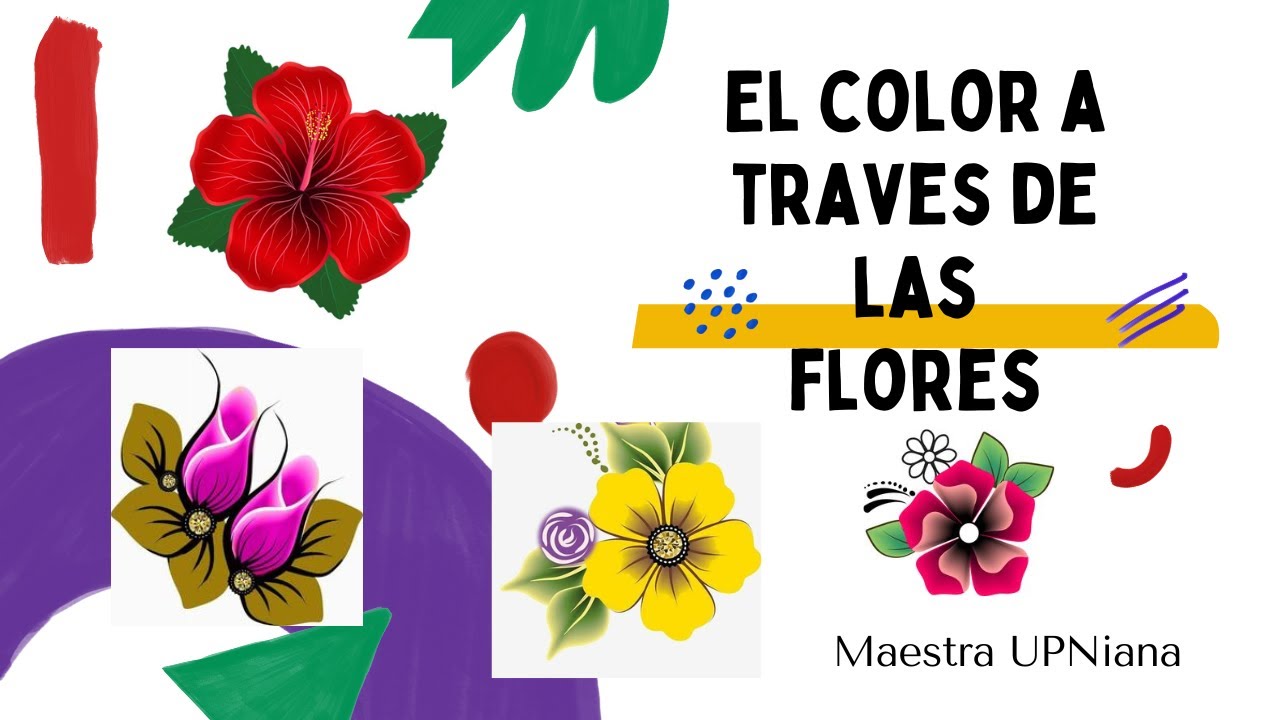 LOS COLORES A TRAVES DE LAS FLORES - YouTube