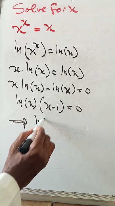 Olympiad Maths-IB Maths- IGCSE Maths - A & AS Level Maths: Logarithmic Equation - YouTube