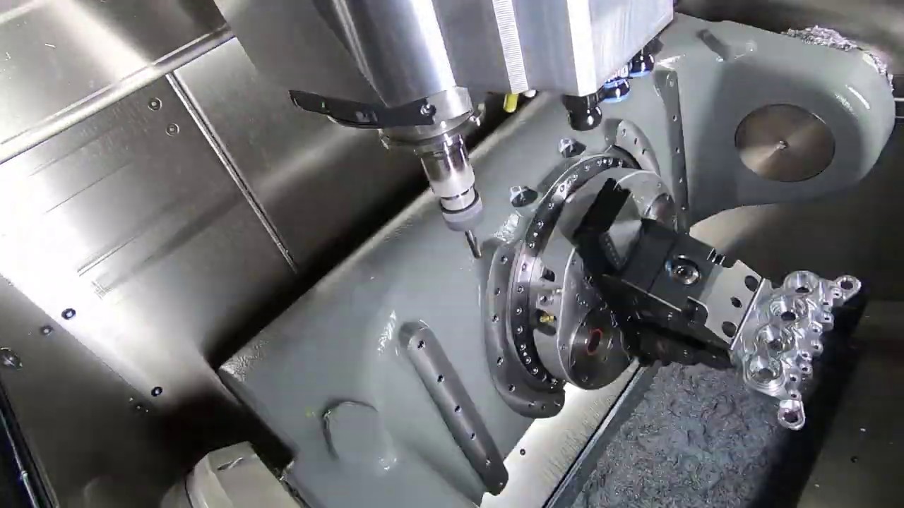 Brake caliper milling - YouTube