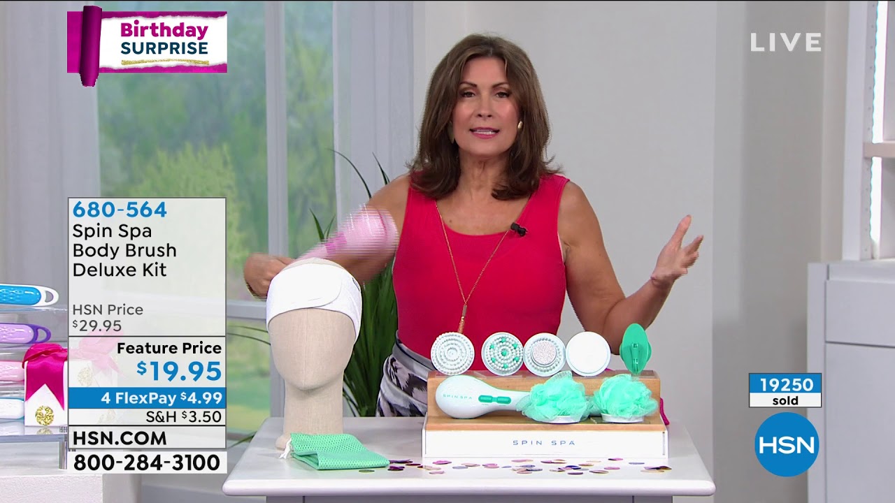 Spin Spa Body Brush Deluxe Kit - YouTube
