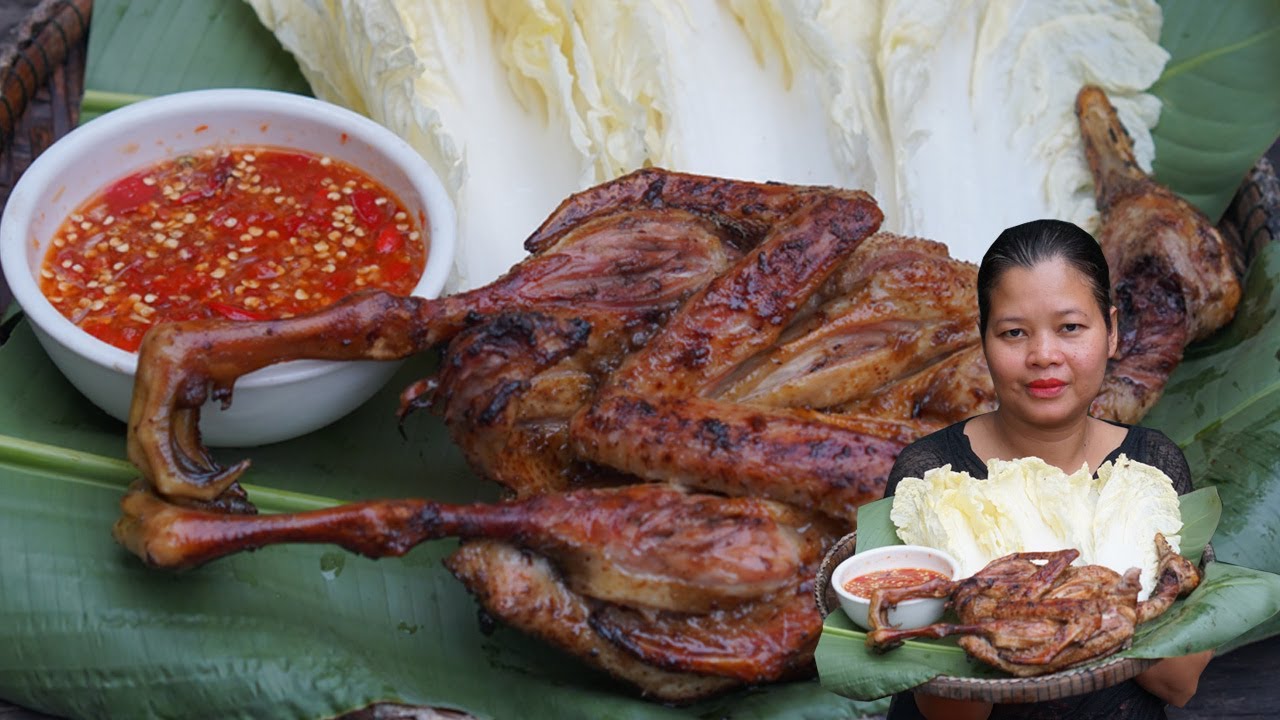 Roasted duck with chili sauce recipe - Simple cooking channel - YouTube