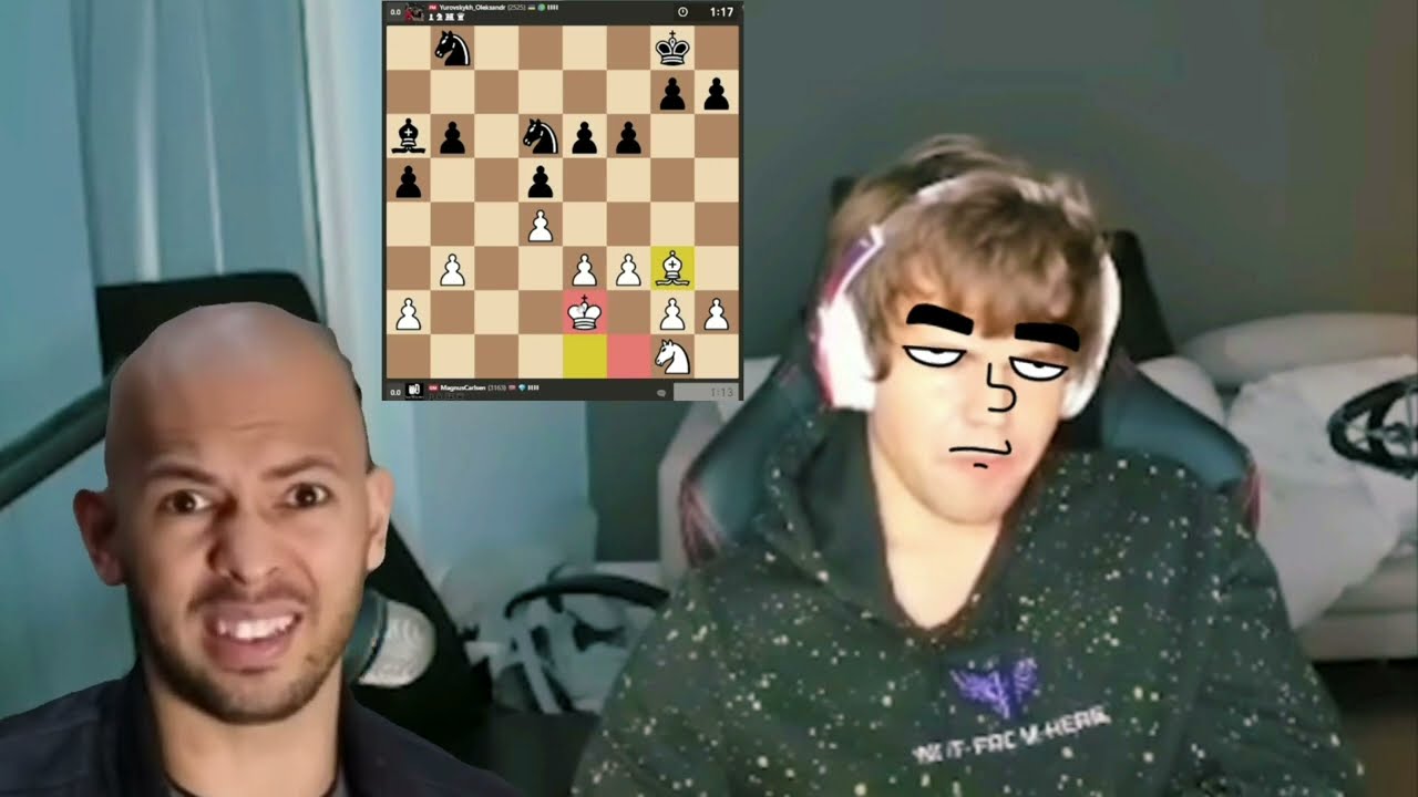 Magnus Carlsen Joined By Andrew Tate With Haircut Advice - YouTube