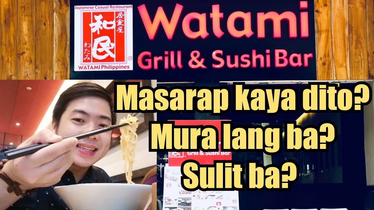 Cebu Restaurant - Japanese Ramen, Sushi and Grill | WATAMI Ayala Cebu ...