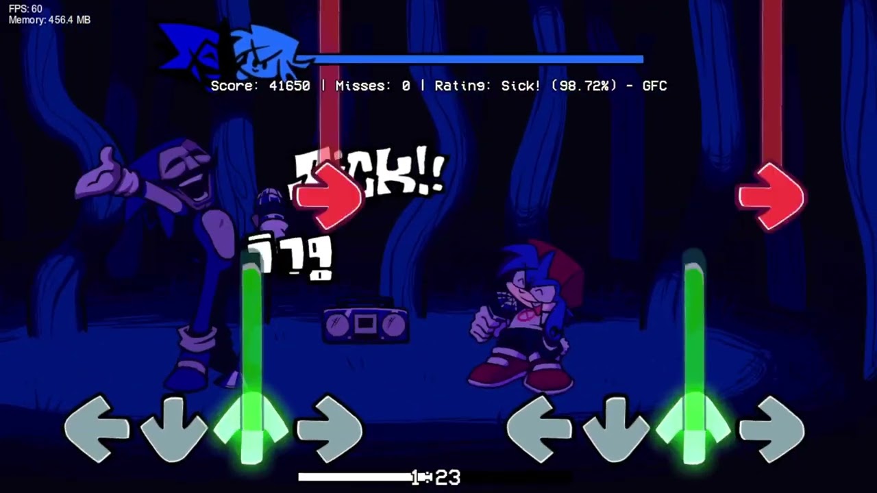 Friday Night Funkin - Blue Forest Anomaly (fnf Majin Mod) - Spotlight