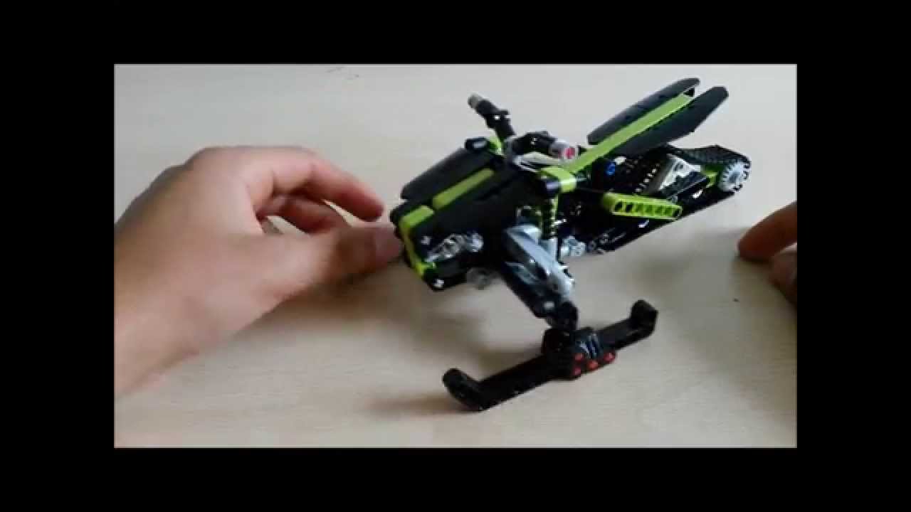 Lego Technic 42021 Schneemobil - YouTube