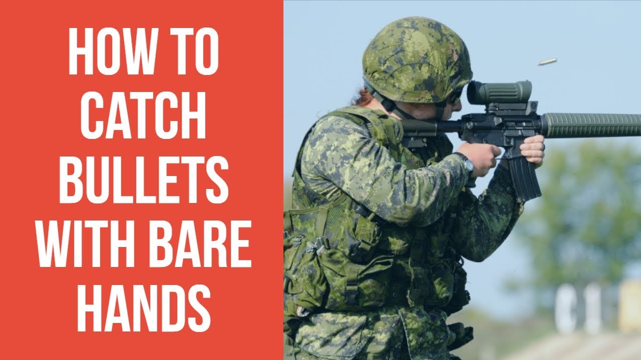 Russian Military catches Bullet with Bare Hands (WTF) - YouTube