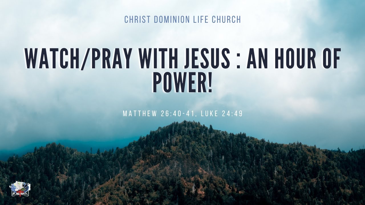 Welcome to the Christ Dominion Life Church (CDLC) Prayer Altar - YouTube