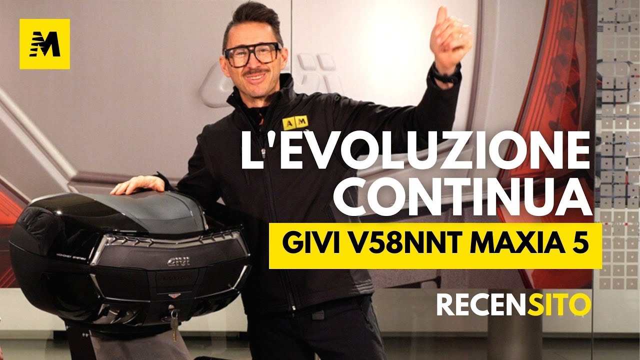 GIVI MAXIA 5. Ecco il nuovo bauletto da 58 litri top di gamma ...