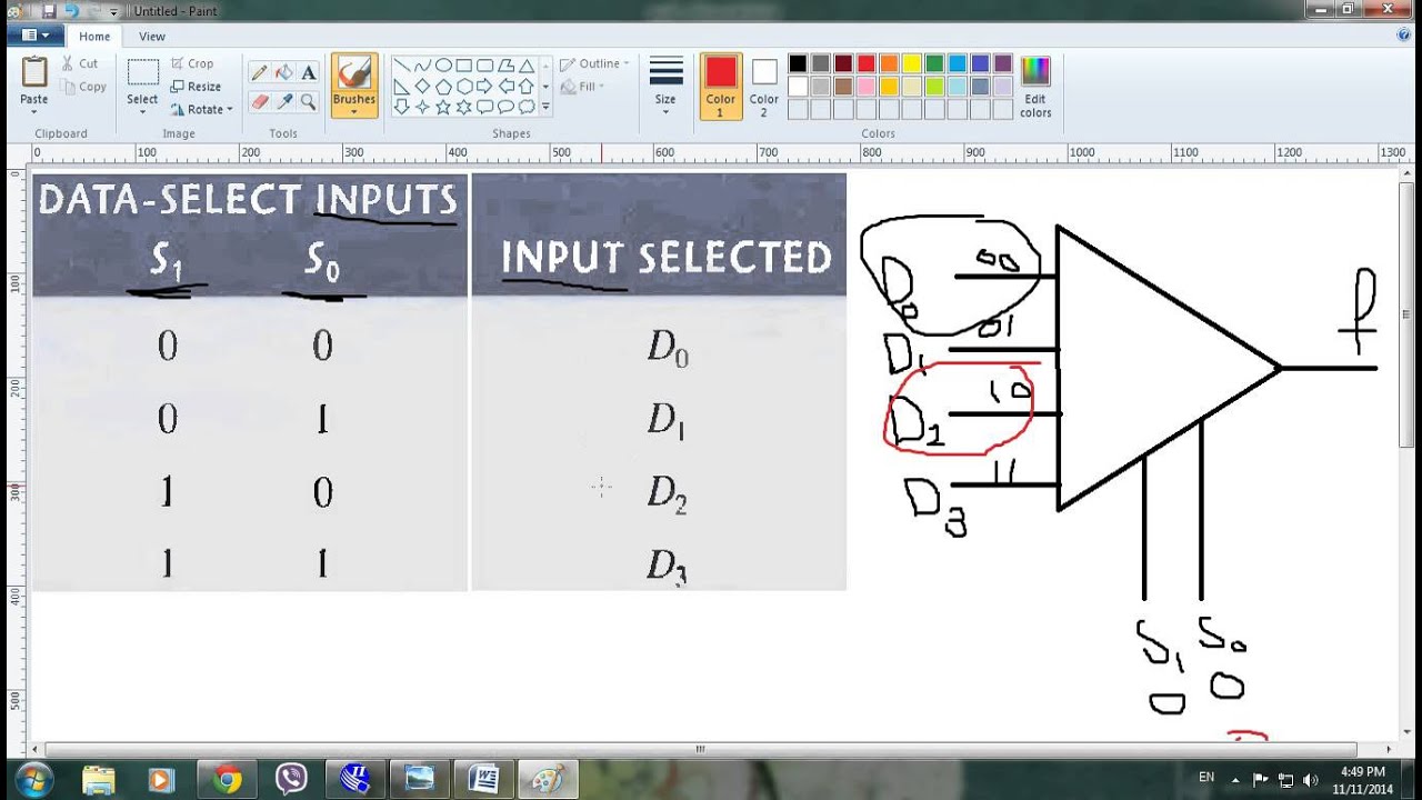 Multiplexer vector wave form part 1 - YouTube