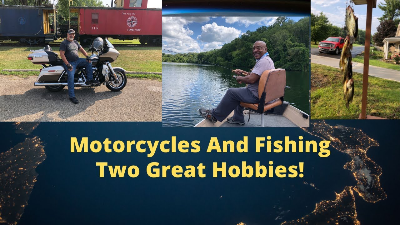 Motorcycles And Fishing Two Great Hobbies - YouTube