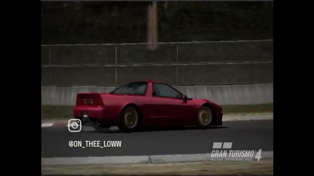Honda nsx drifting in gran turismo 4 - YouTube