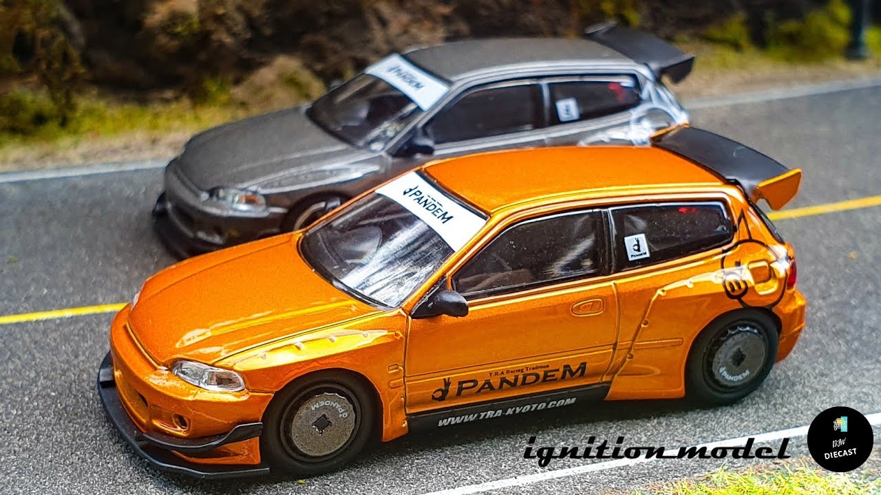 Honda Civic Estilo EG6 Pandem Rocket Bunny Orange Metallic by Ignition ...