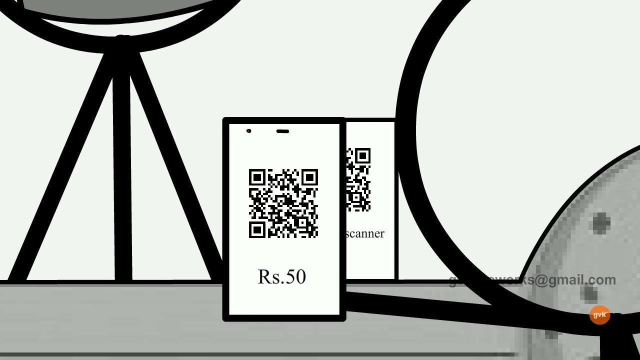 Scan and Pay at thousands of shops using QR codes, Flash Animation ...