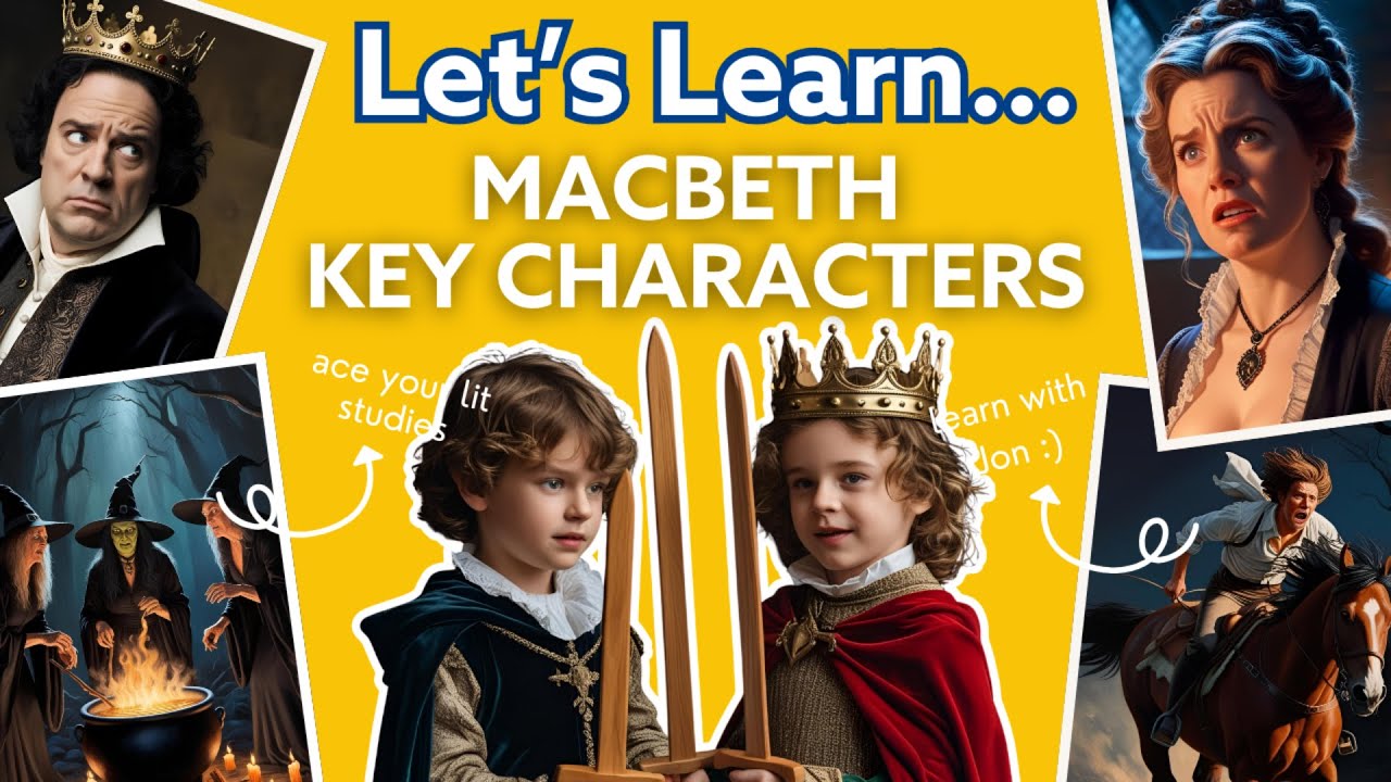 🎭 Macbeth – Key Characters Explained! | GCSE English | Let’s Learn ...