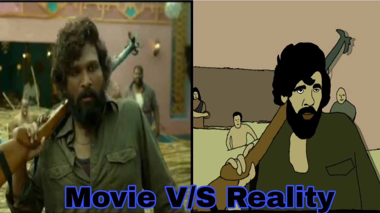 pushpa cartoon || pushpa animation scene || anime video || pushpa - YouTube