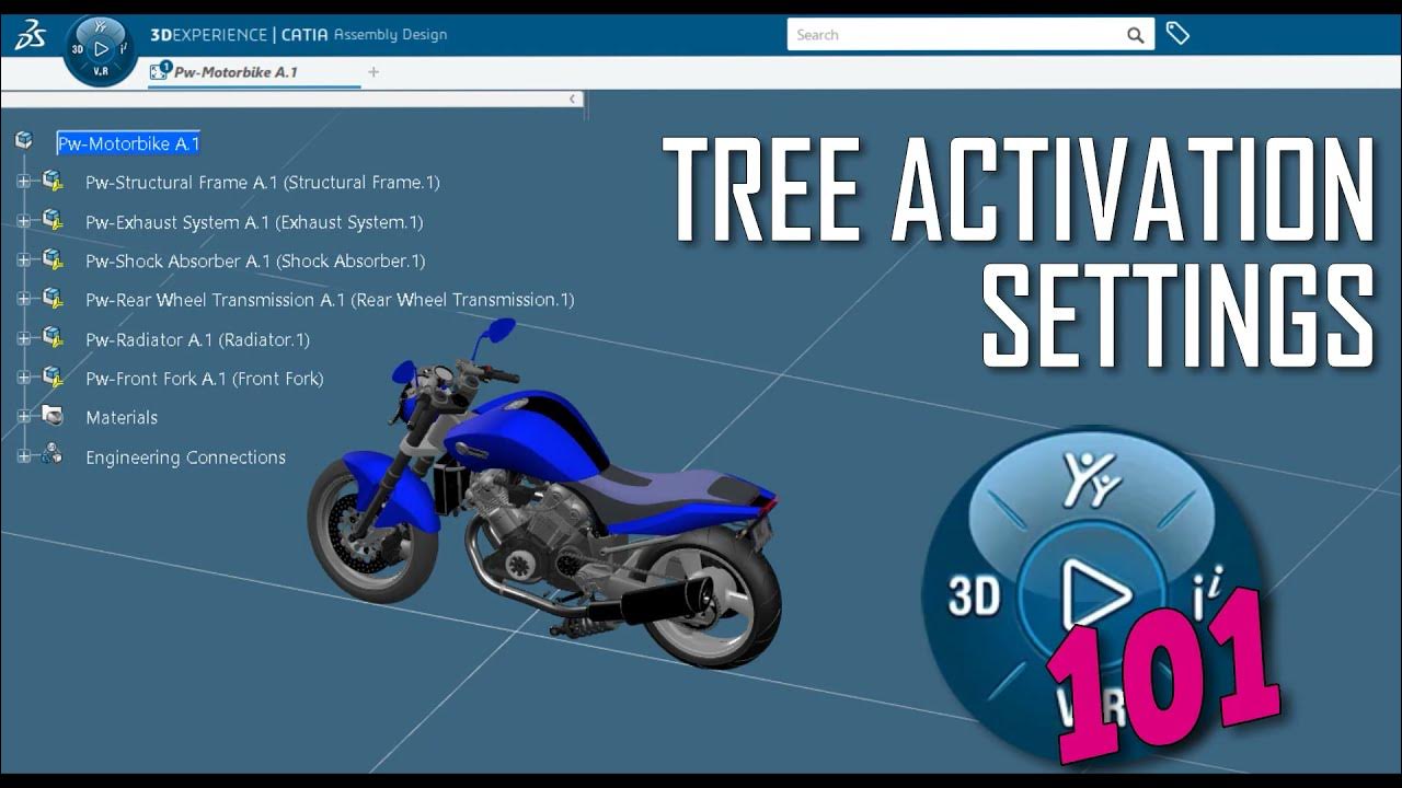 3DX 101: Tree Branch Selection #3DEXPERIENCE #CATIA #TREE - YouTube