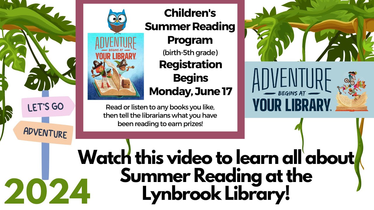 All about Summer Reading Fun at the Lynbrook Library! - YouTube