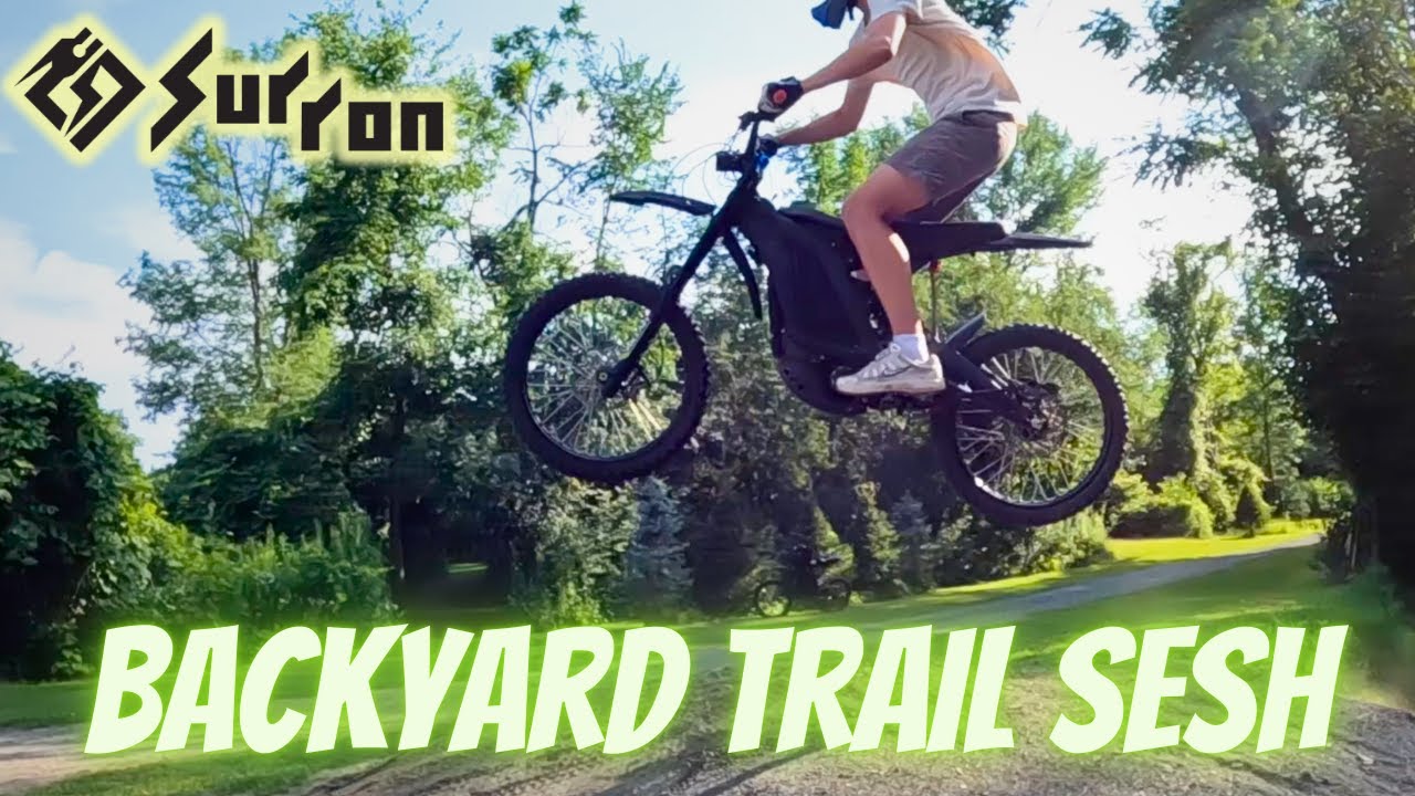 Epic Sur ron Session on the Backyard Trails - YouTube