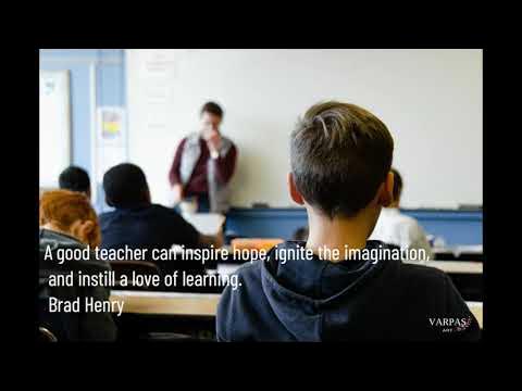 A good teacher can inspire hope, ignite the imagination, and instill a ...