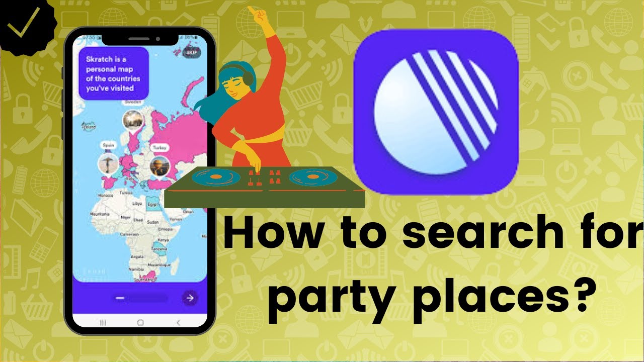 How to search for party places in Skratch? - YouTube