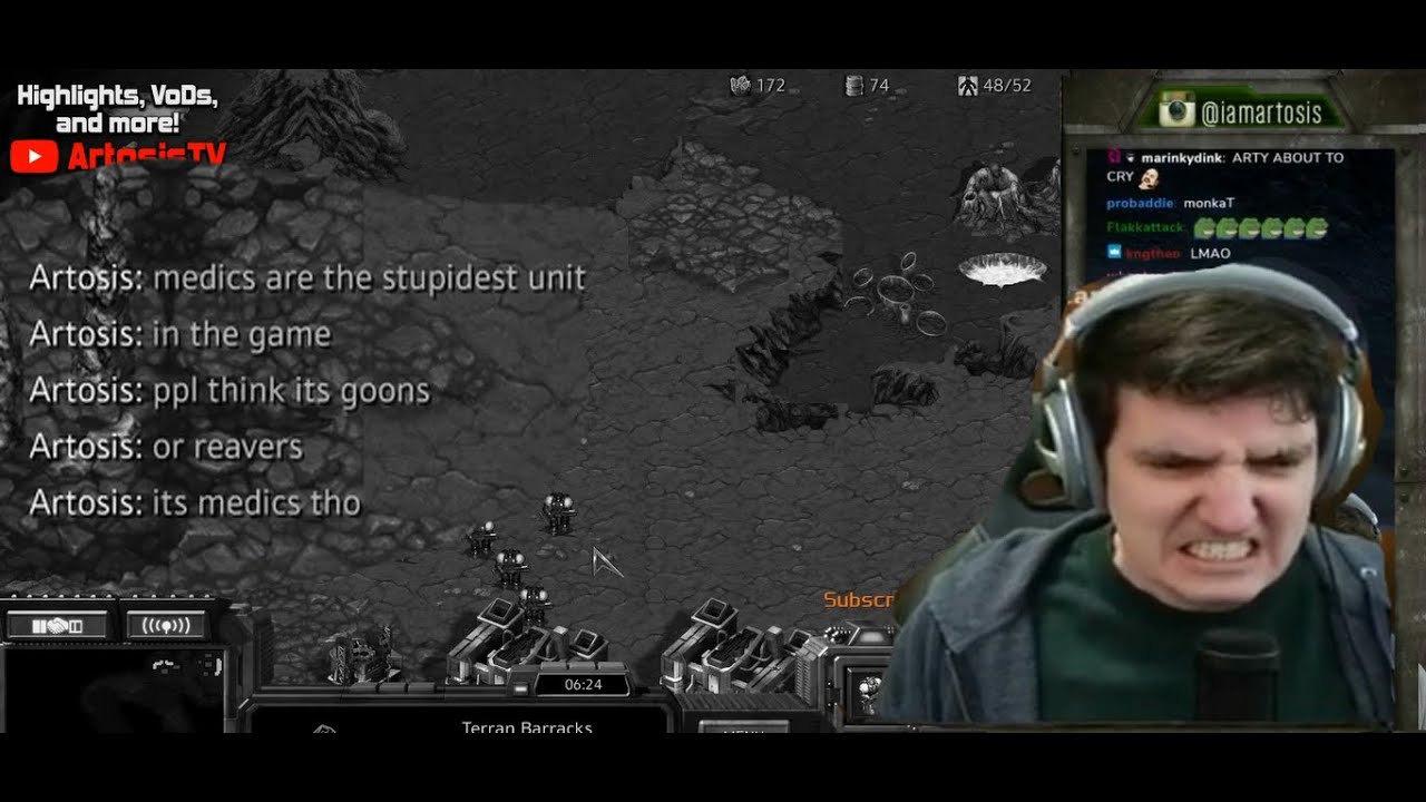 RAGE PAUSE - Artosis Starcraft Remastered - YouTube