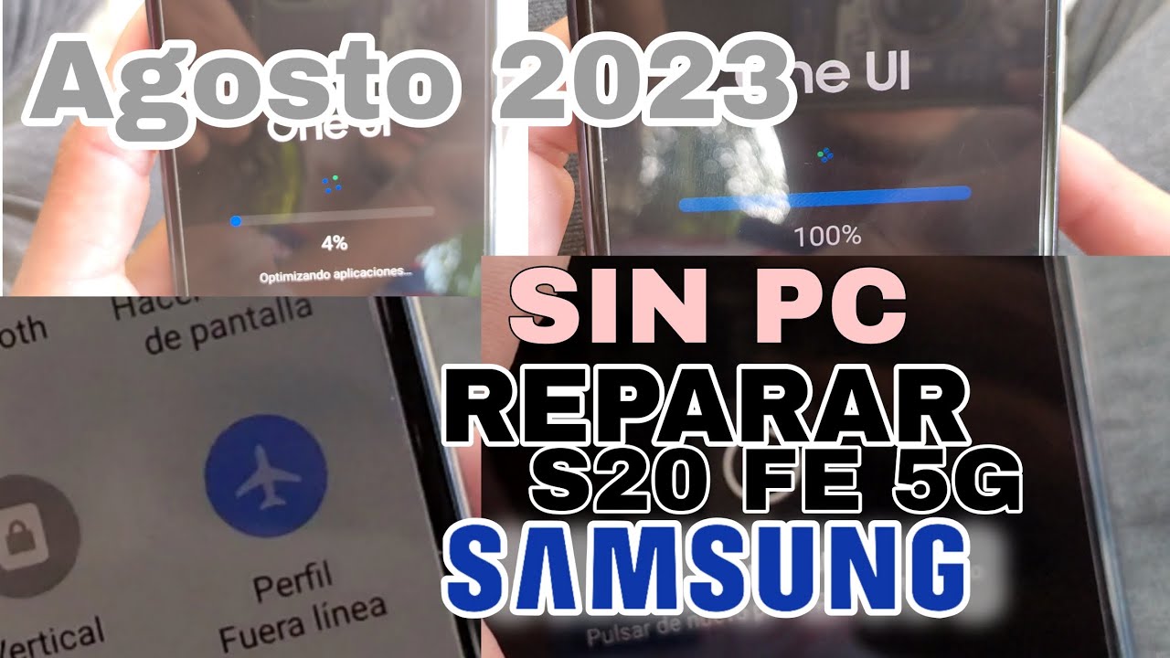 Reaparar Modo Avión Fantasma Galaxy S20, s21, s22, FE 5G Sin Señal 🤩🤗 ...