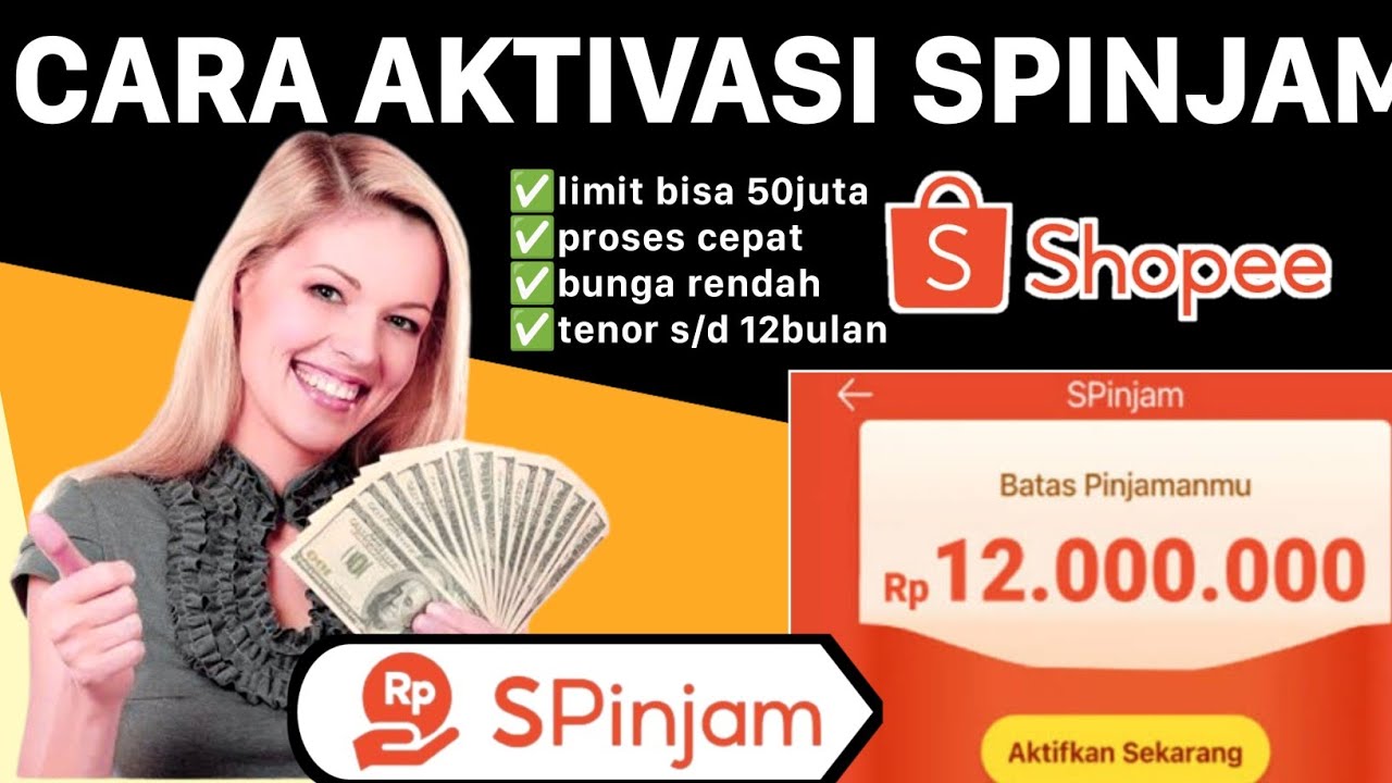 CARA AKTIVASI SPINJAM SHOPEE,MUDAH DAN CEPAT,DAFTAR SPYLATER SHOPEE ...