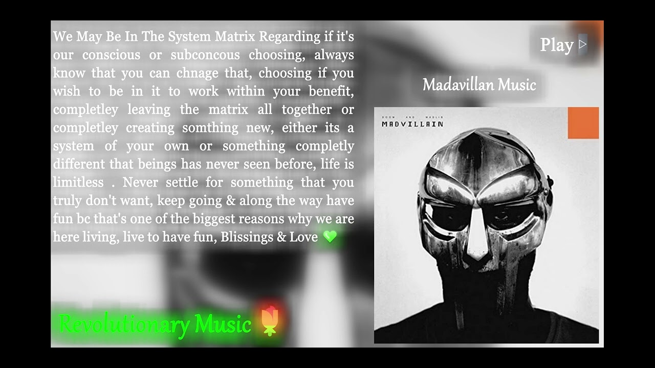 {44544Hz Sample & Stereo} Madvillain - All Caps {True 174Hz With 432Hz ...