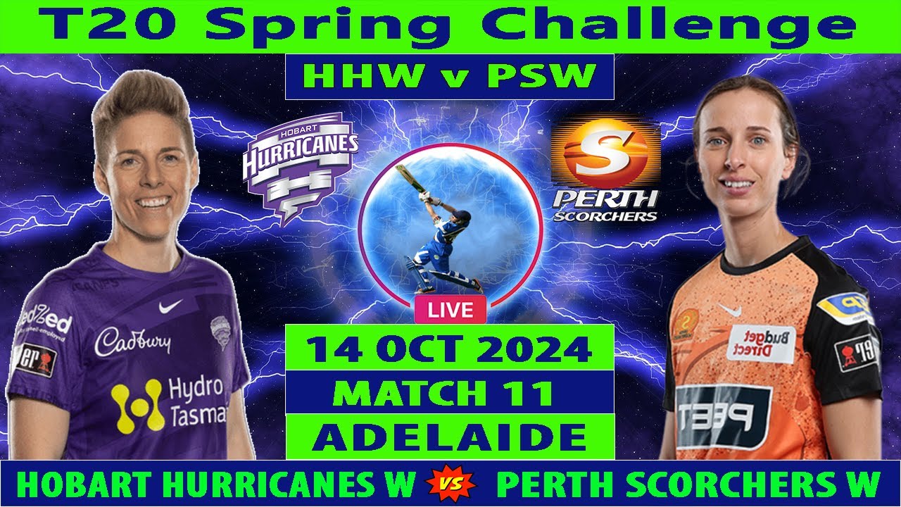 Hobart Hurricanes Women vs Perth Scorchers Women | HHW vs PSW | Match ...