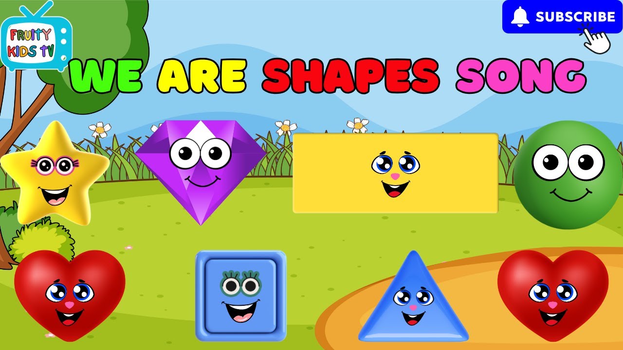 We Are Shapes | The Shape Songs for Kids | Learn Shapes with Catchy ...