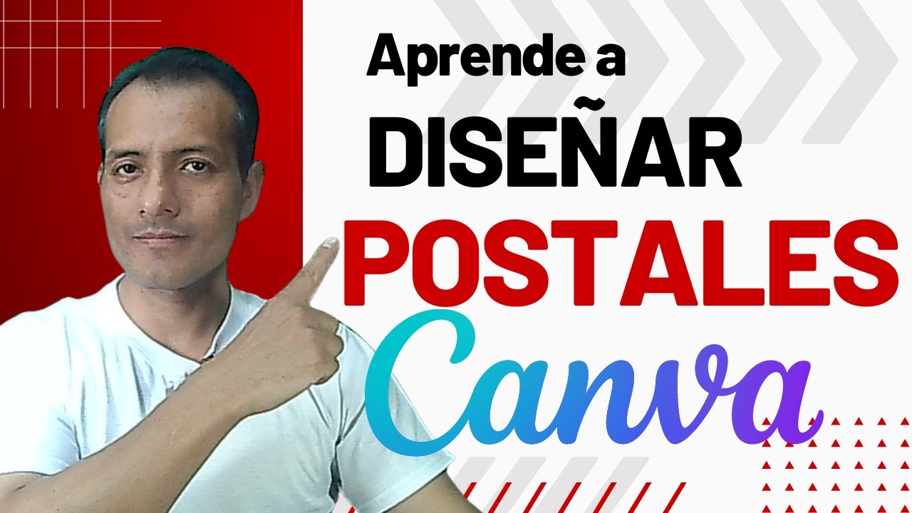 🛣🟥🟡Aprende a Diseñar Postales en Canva - YouTube