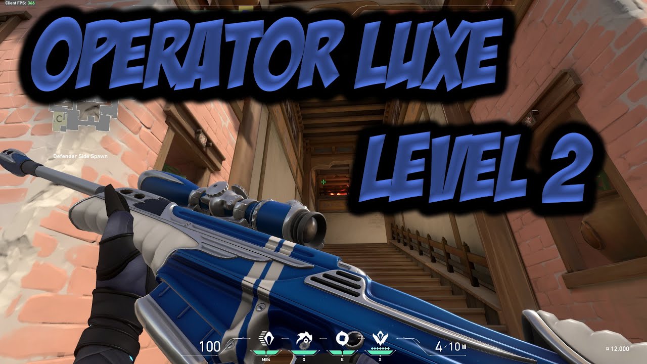 Valorant - Operator Luxe Level 2 Skin Gameplay - YouTube