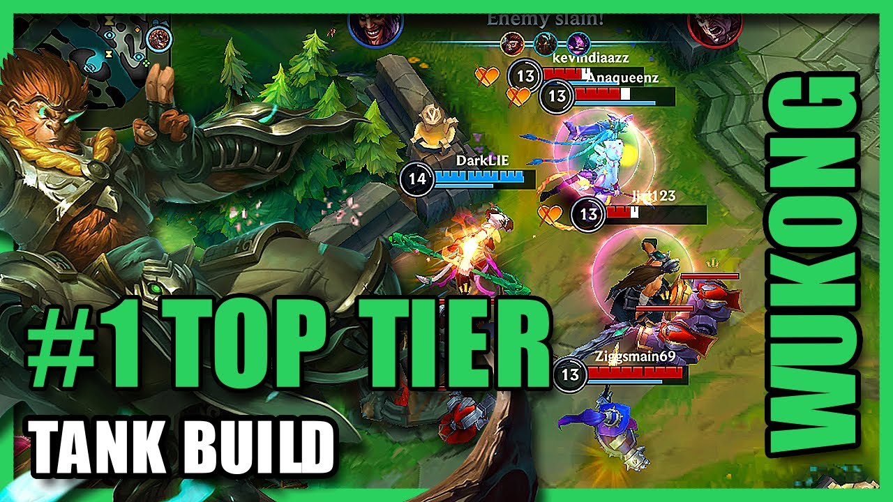 WILD RIFT WUKONG'S MOST BROKEN TANK BUILD! - WUKONG GAMEPLAY - YouTube