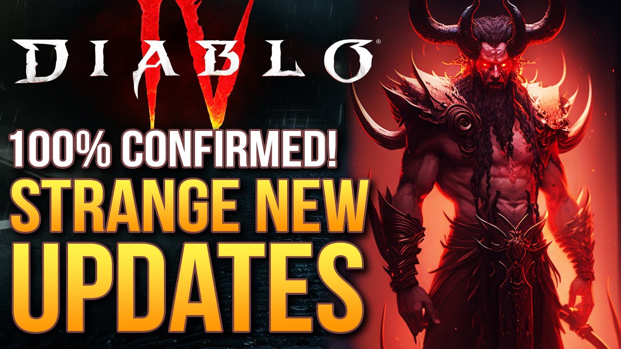 Diablo 4 - Strange New Updates From The Dev Team...And Do THIS Before ...
